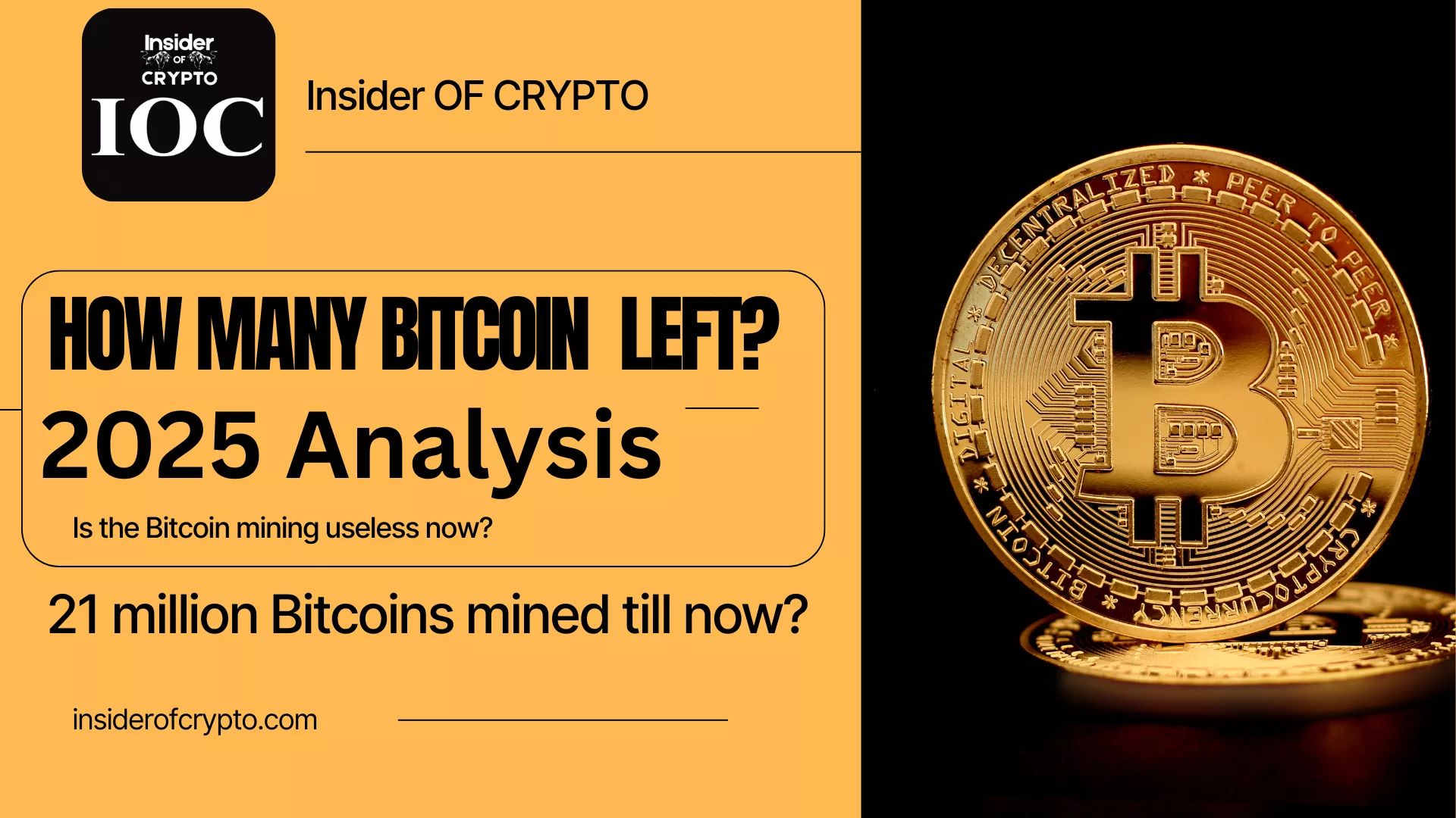 How Many Bitcoins (BTC) Are Left as of 2025? A Deep Dive into Bitcoin’s Scarcity and Mining ...